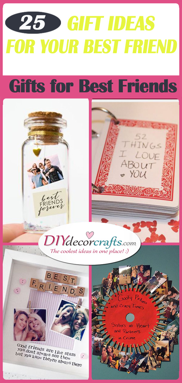 25 GIFT IDEAS FOR YOUR BEST FRIEND - Sentimental Gifts for Best Friends